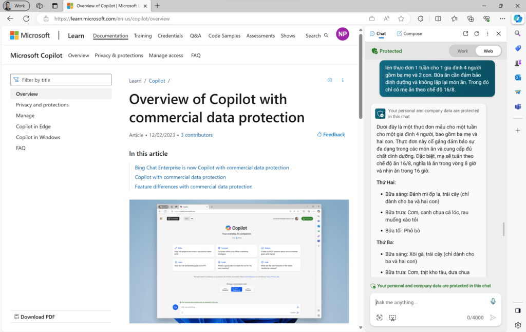 Cách sử dụng Copilot Edge và Copilot trên Windows 11