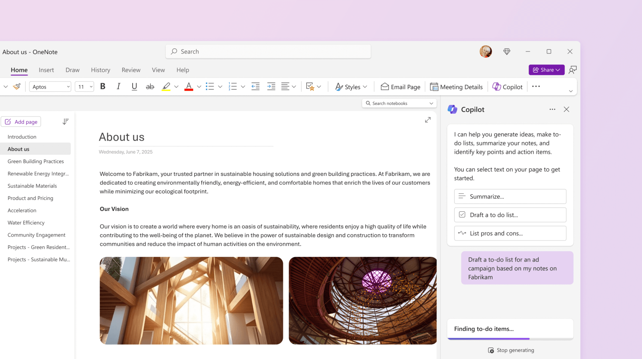 Hướng dẫn sử dụng Microsoft OneNote Copilot