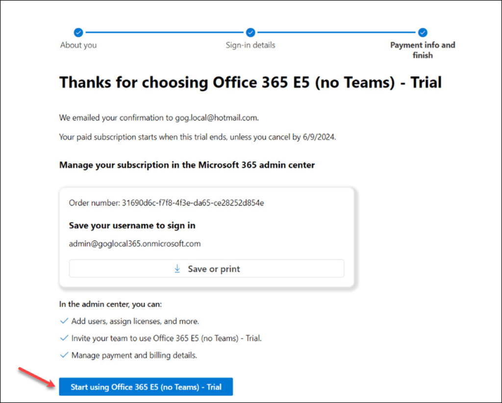 Lab MS365 | Lập kế hoạch và khởi tạo Microsoft 365 Tenant