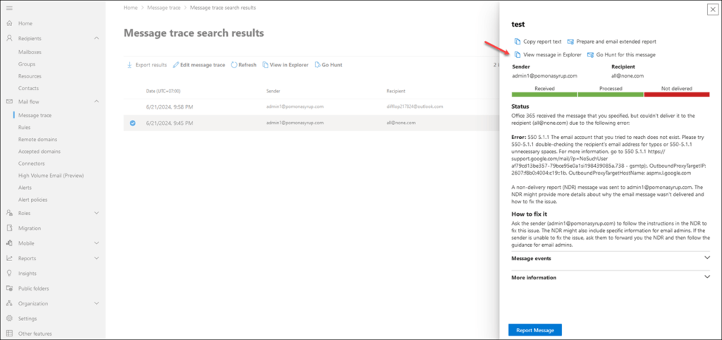 Lab MS365 | Monitoring and troubleshooting Microsoft 365