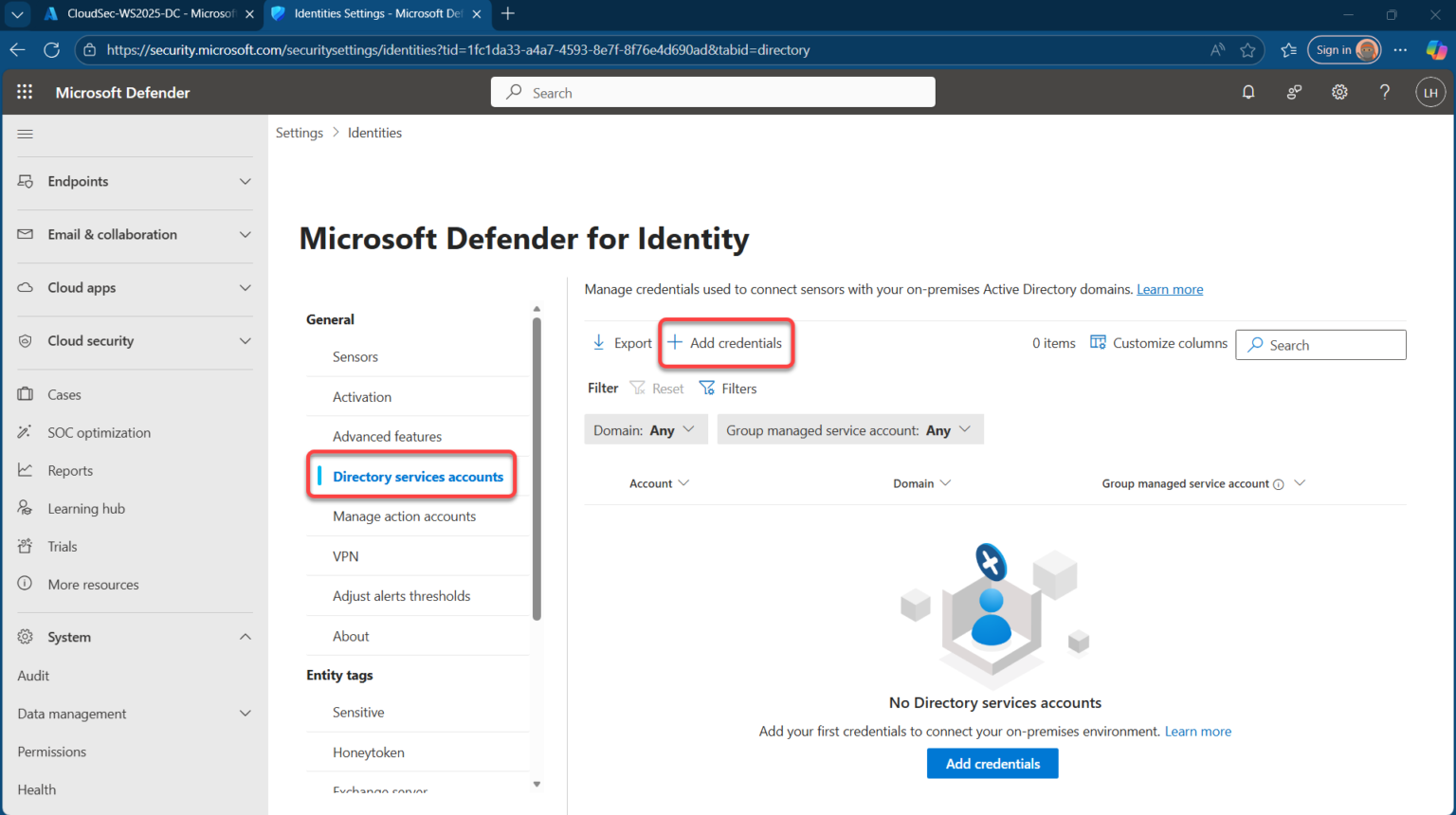 Triển khai Microsoft Defender for Identity (MDI) - Master Learning Hub