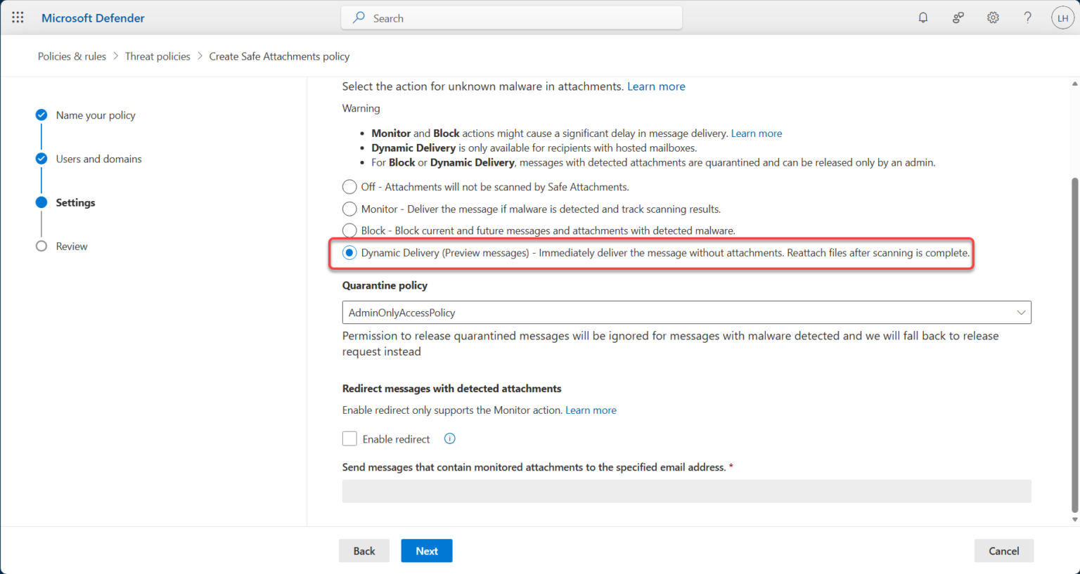Defender for Office 365: Triển khai Safe Attachments - Master Learning Hub
